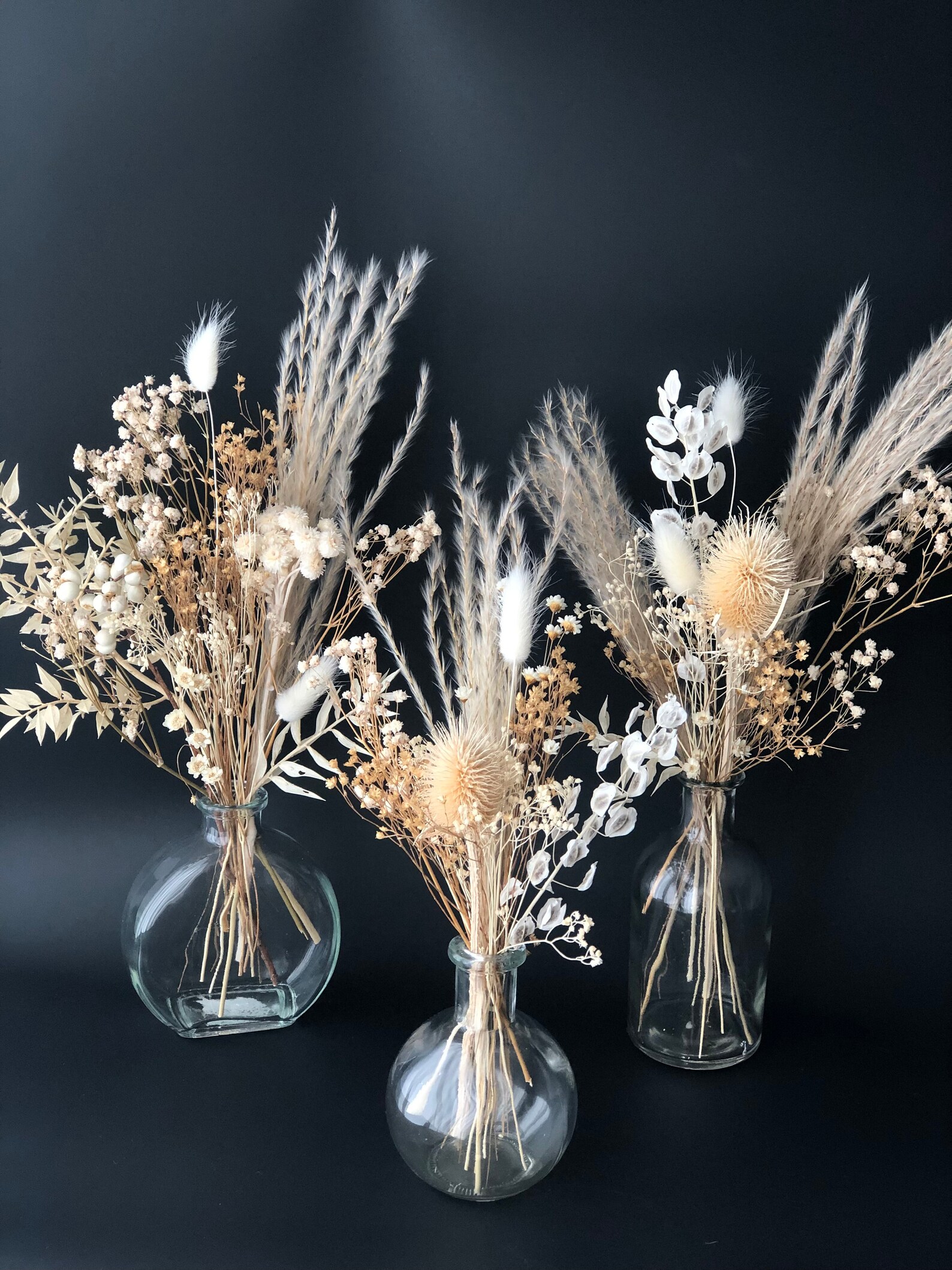 Boho Dried Flower Craft Box, Mixed Dried Flowers, Cake Decor, Table ...