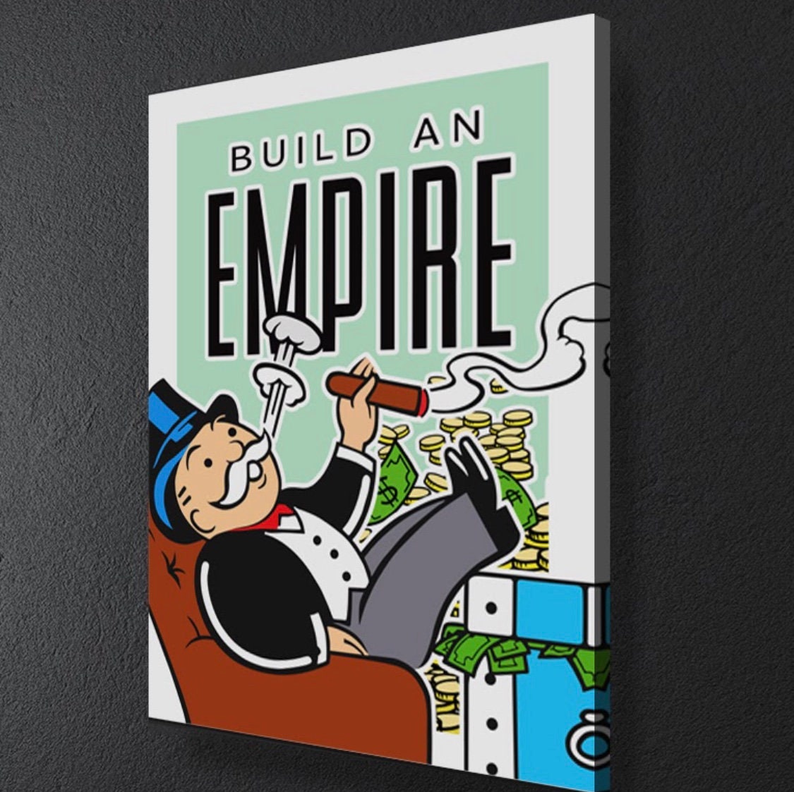 Build an Empire Motivation Success Canvas Wall Art Collection for Home Office Free Shipping ...