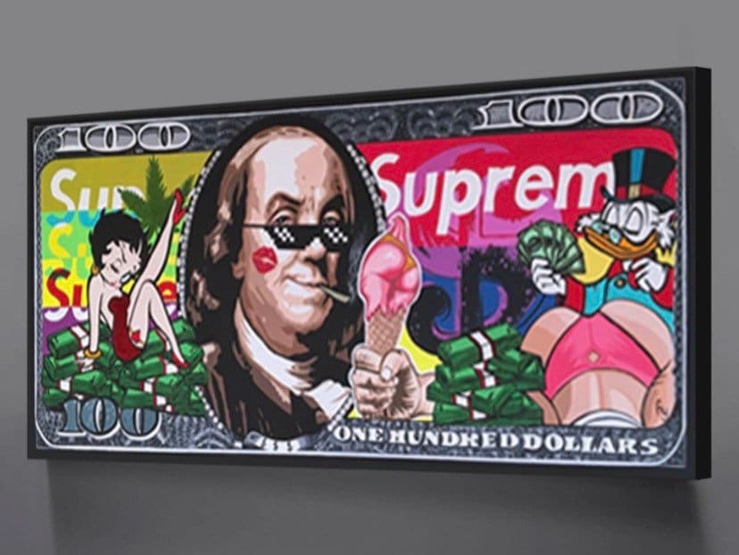 Scrooge Alec Monopoly Canvas Cartoon Duck Canvas Wall Art Investors ...