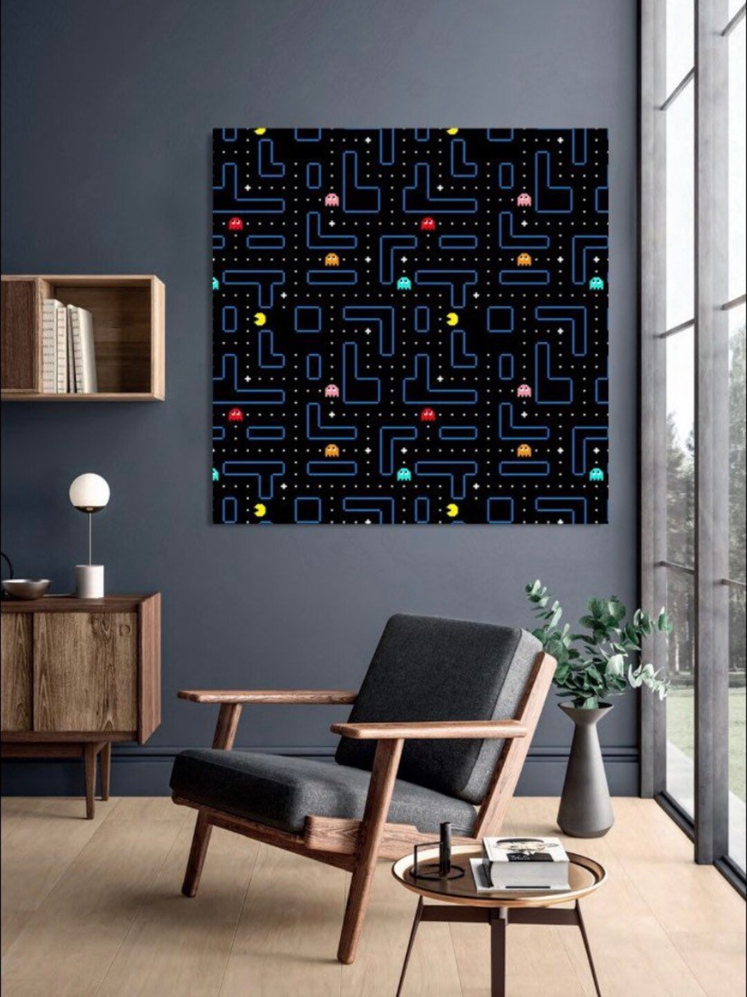 PAC Man Video Game Canvas Collection for Gamers Free Shipping Highest ...