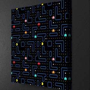 PAC Man Video Game Canvas Collection for Gamers Free Shipping Highest ...