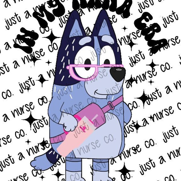 In My Bluey Nana Era Png - Etsy