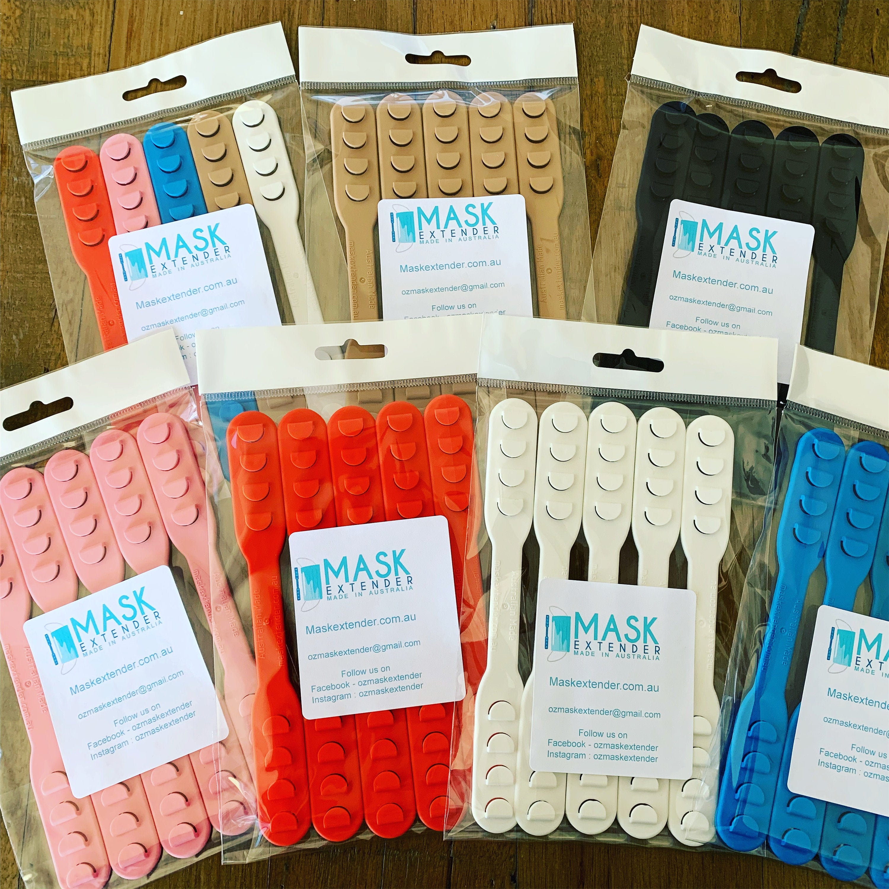 50 x Mask Extender Ear Savers Australian Made Soft Plastic - Etsy.de