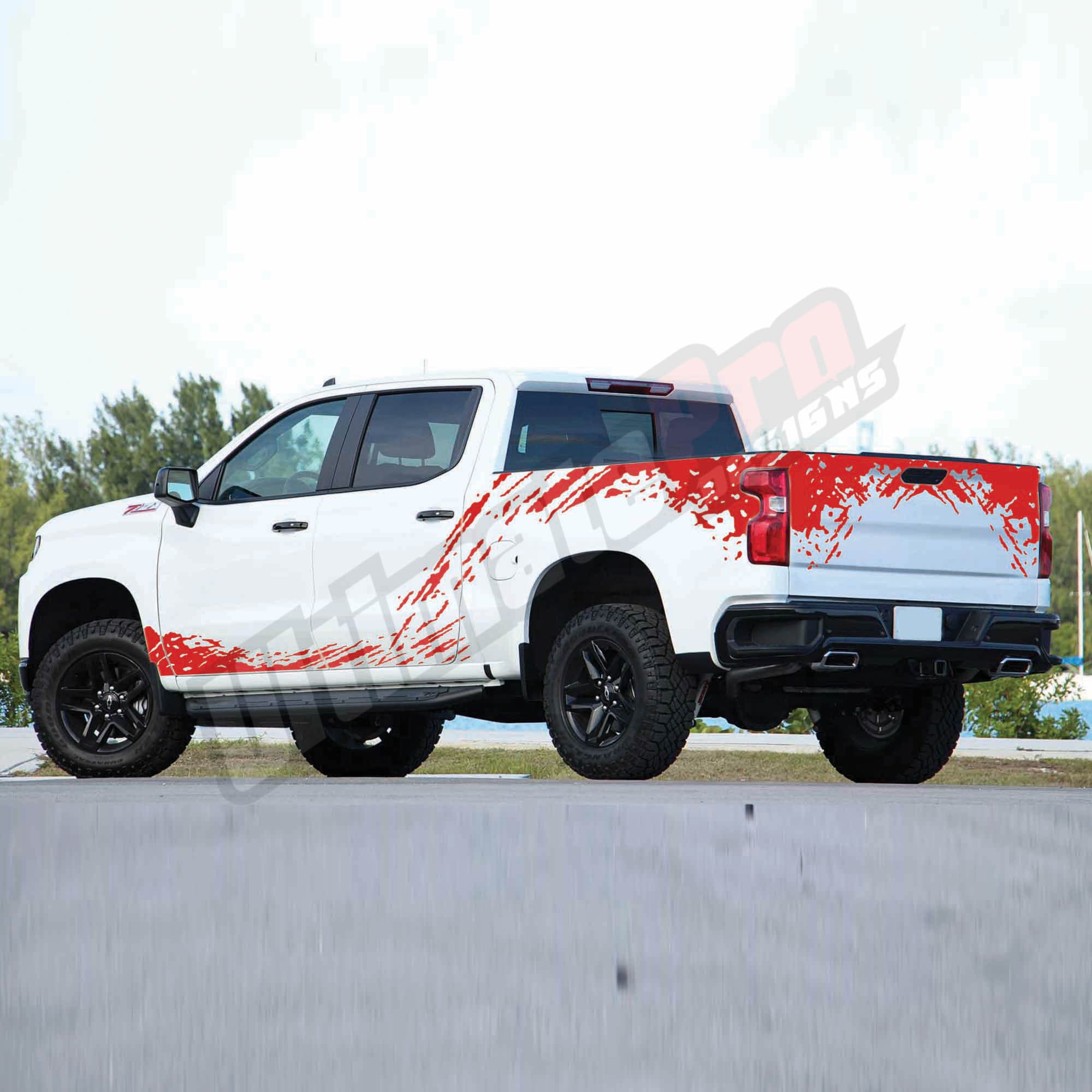 5 X Mud Splash Sticker Sport Decal Vinyl Side Bed Tailgate | Etsy