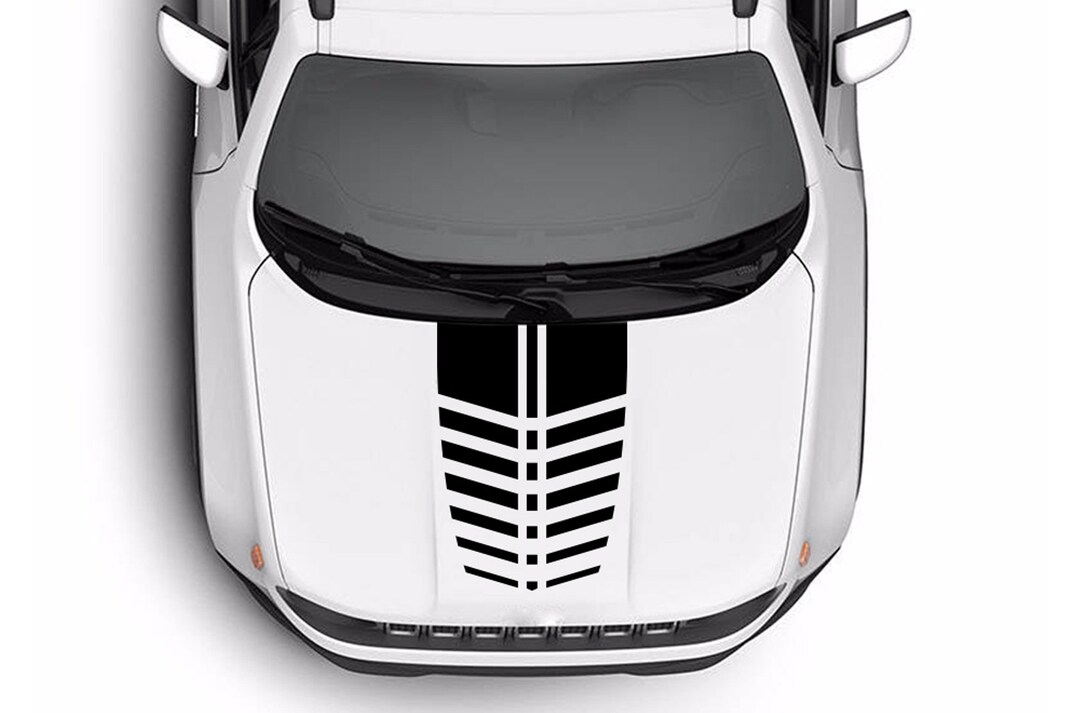 Elevate Centerline Hood Graphics Decals Stickers Vinyl Compatible With ...