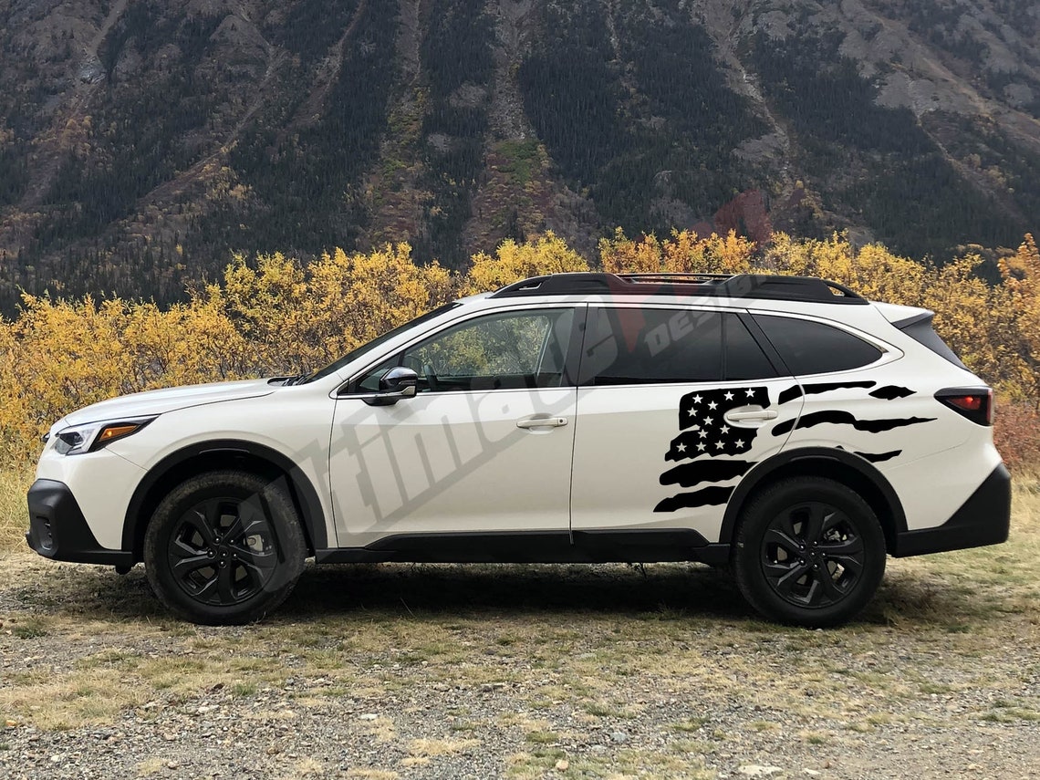 Side Decal Sticker US Flag Compatible with Subaru Outback Side | Etsy
