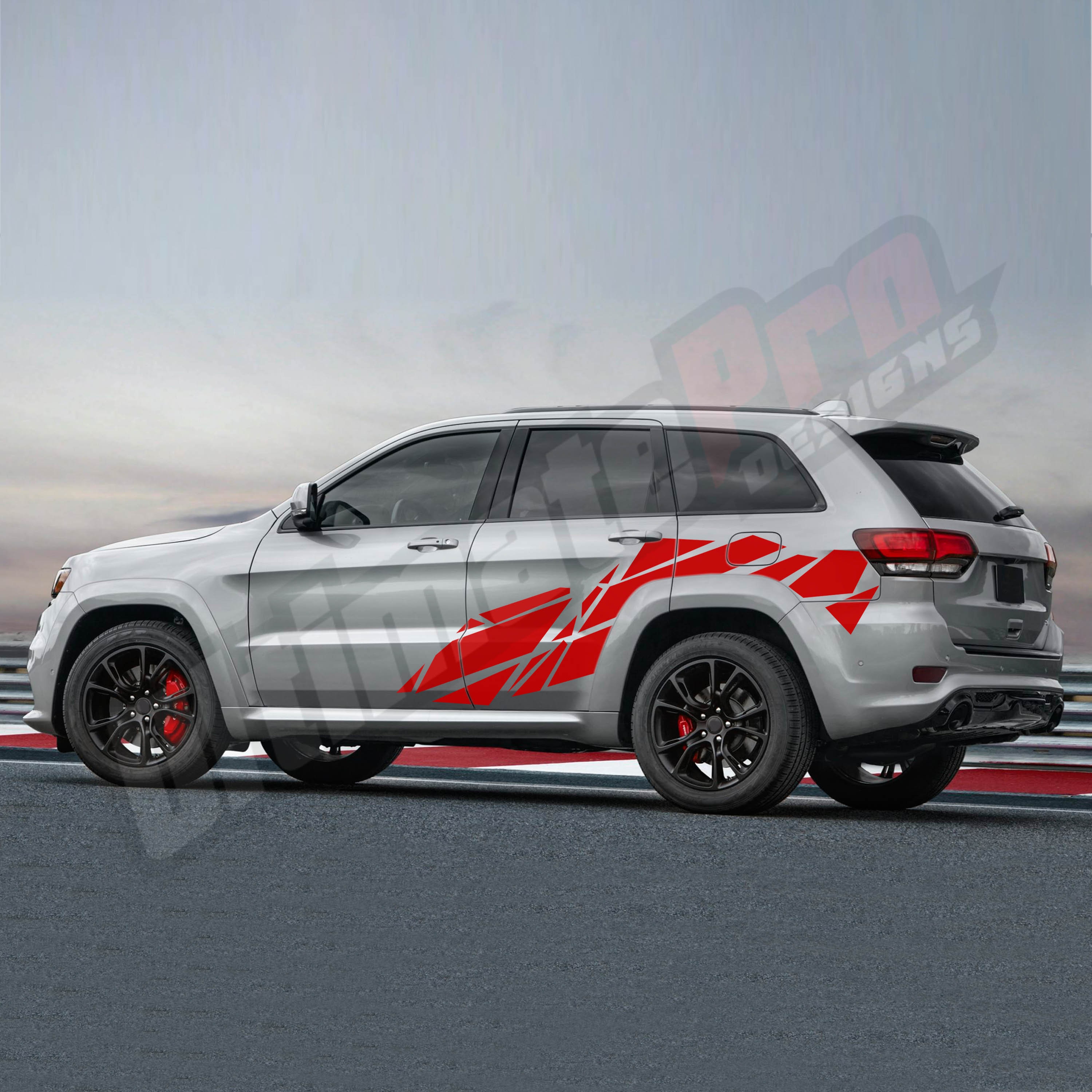 Set of Vinyl Wrap Compatible With Jeep Grand Cherokee 2015 | Etsy