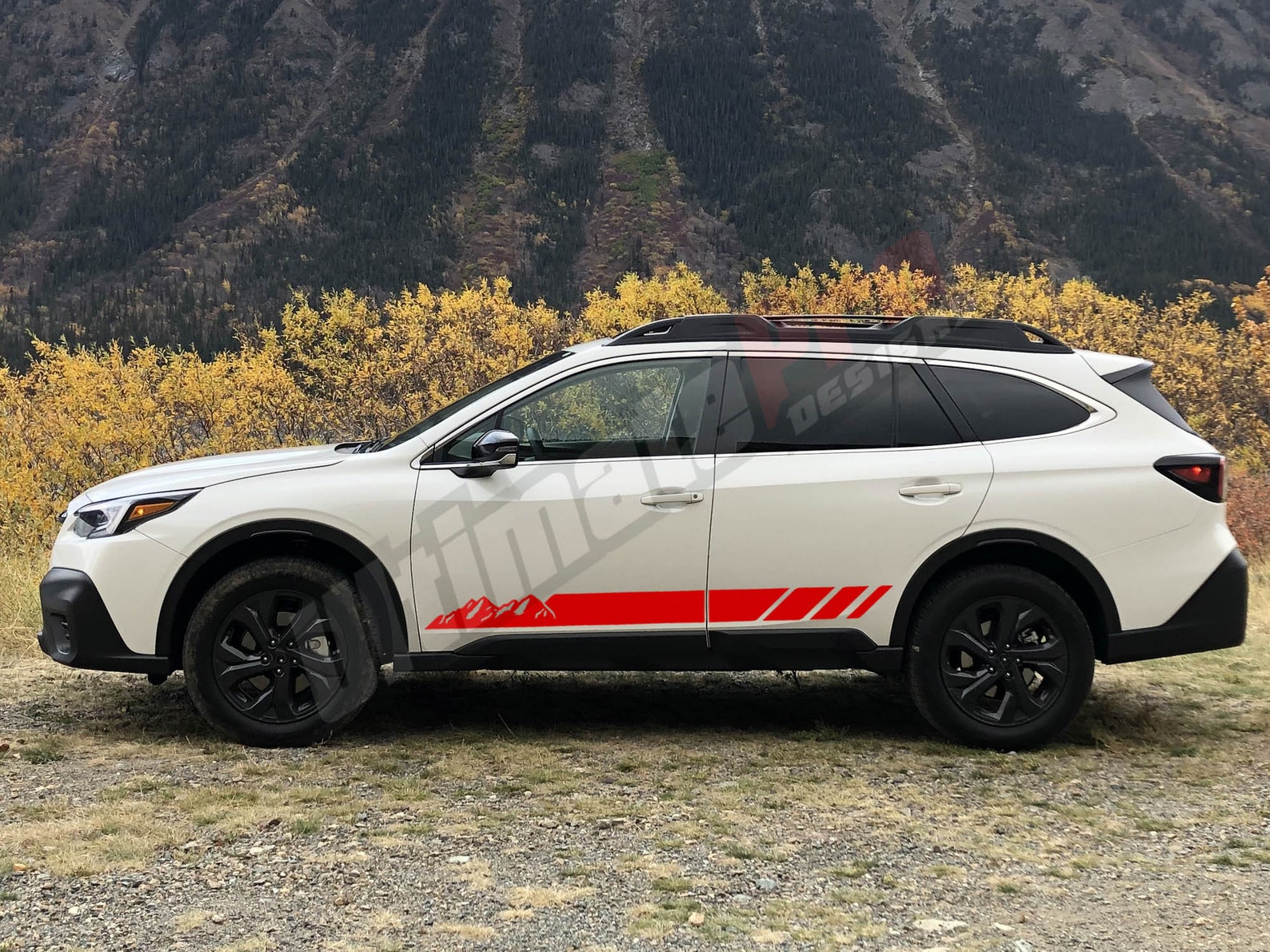 Pair of Decals Compatible With Subaru Outback Sport 2015 2019 2020 ...