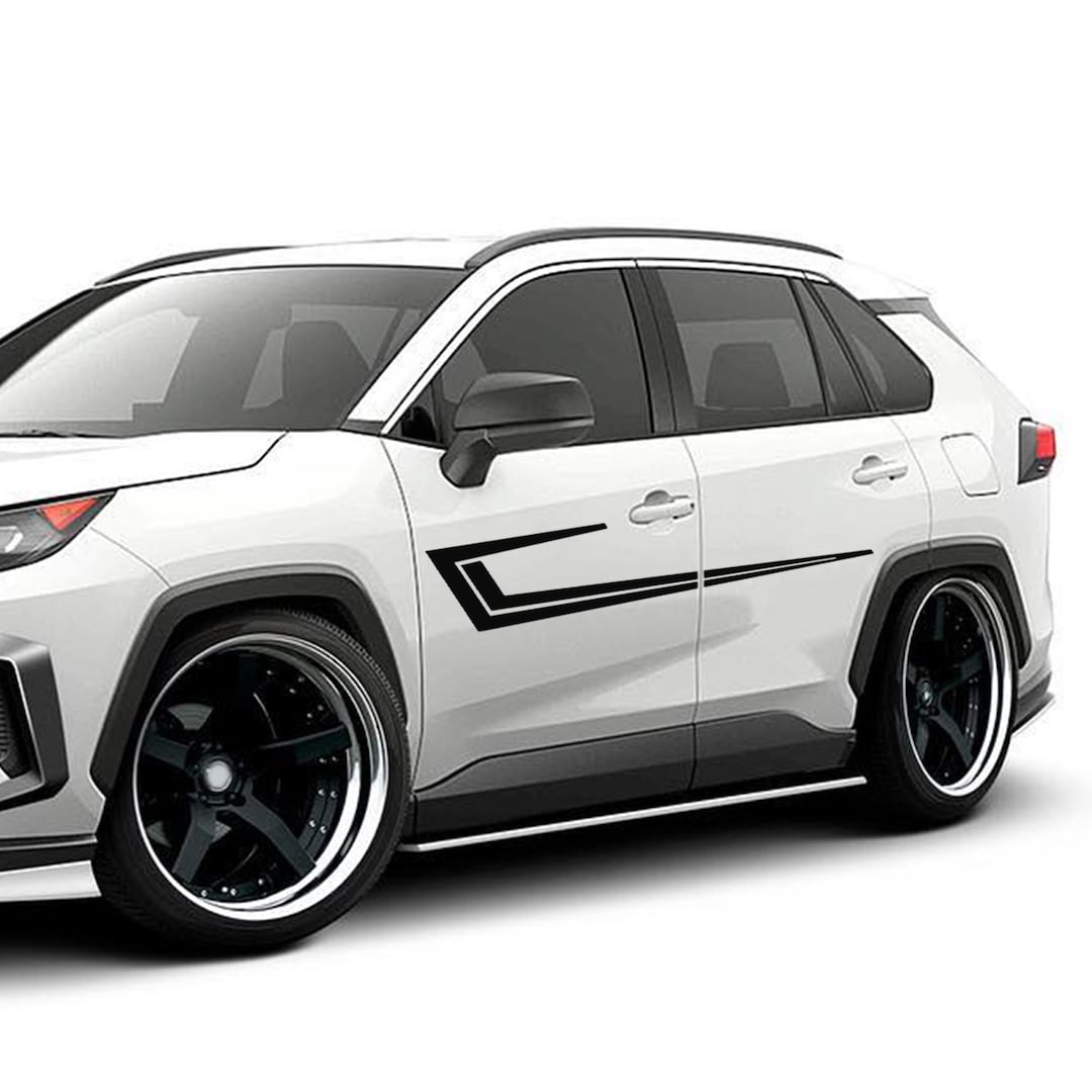 2x Sport Decal Vinyl Compatible With Toyota Rav4 2019 2020 SUV Hybrid ...