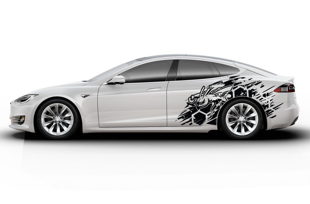 Angry Bee Wasp Decals Stickers Vinyl Graphic Design Kit Compatible With ...