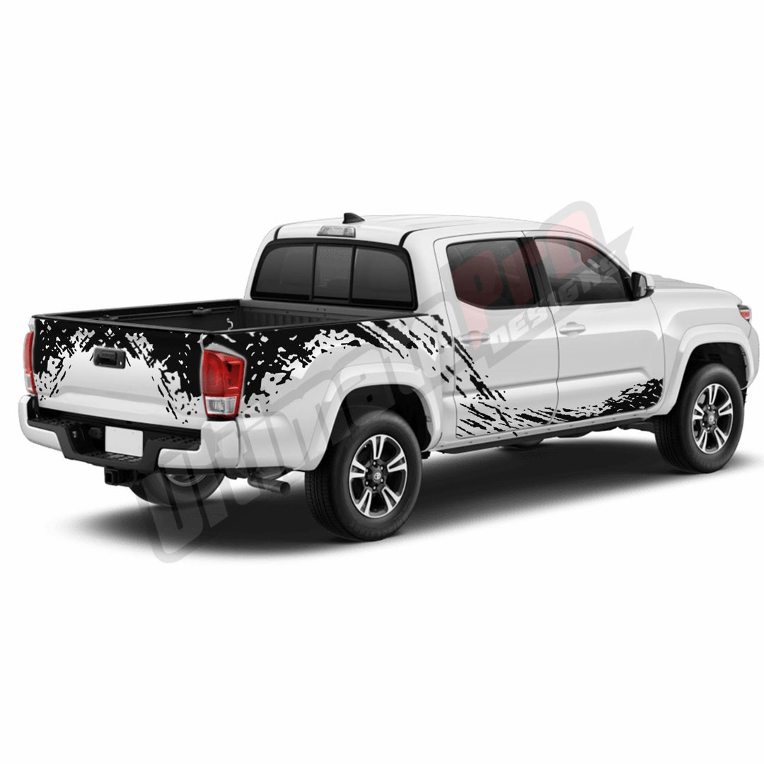Set of Mud Splash Sticker Sport Decal Vinyl Side Bed Tailgate Doors ...