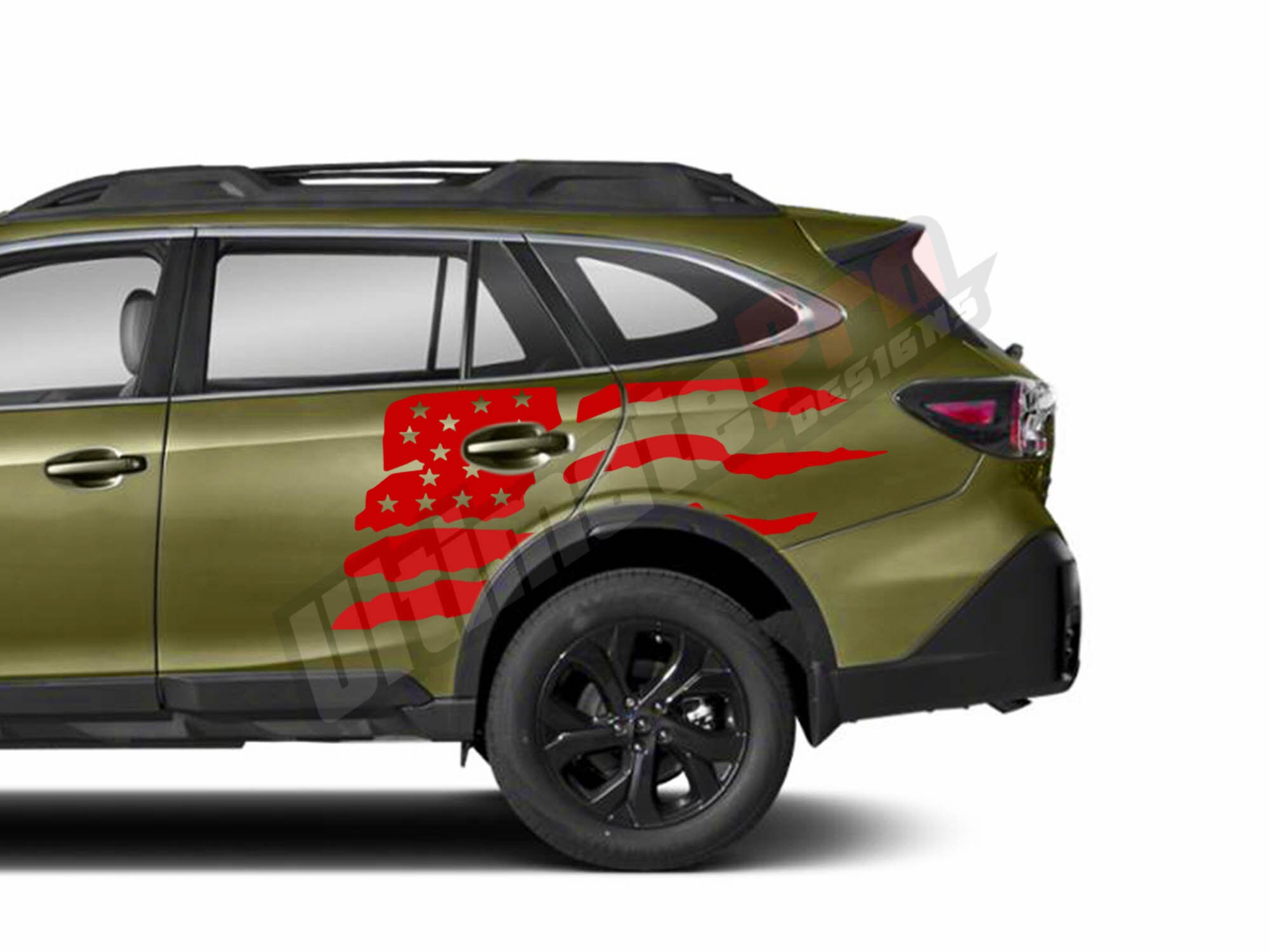 Side Decal Sticker US Flag Compatible with Subaru Outback Side | Etsy