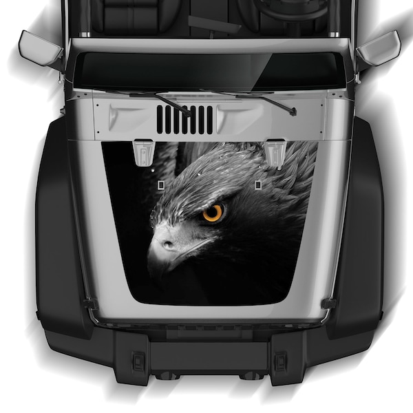 Jeep Hood Eagle Decal - Etsy