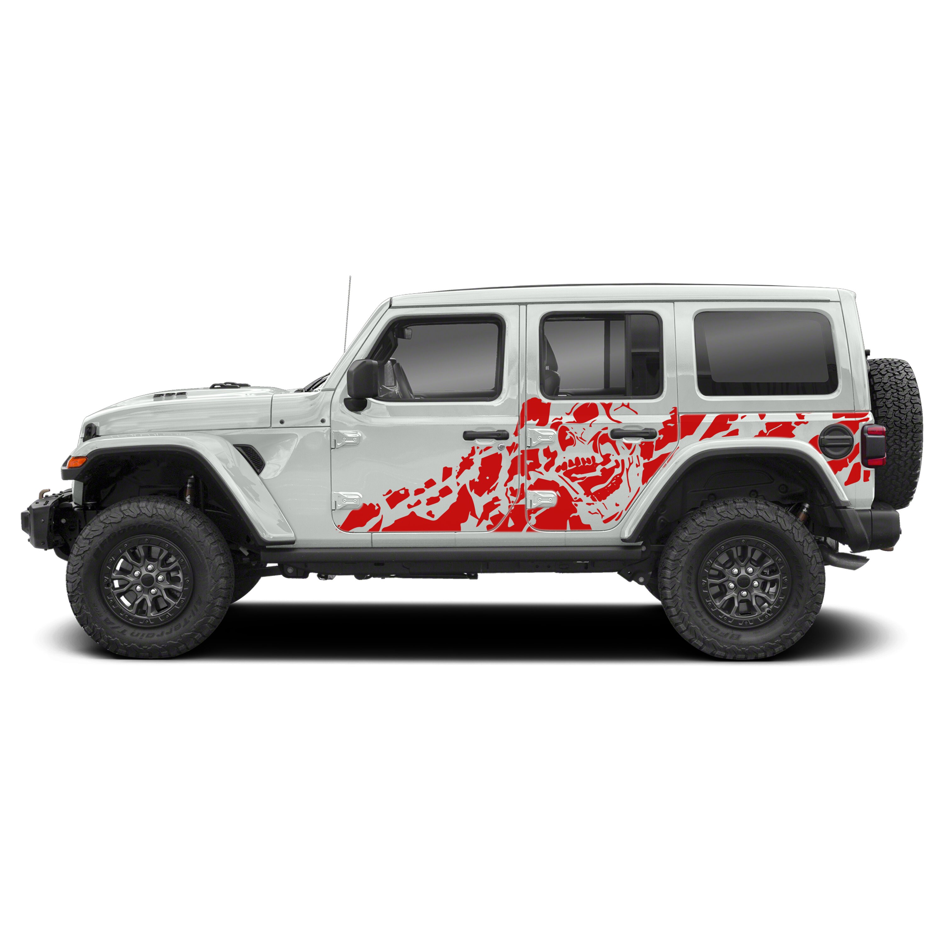 Nightmare Side Graphics Decals Compatible With Jeep Wrangler - Etsy