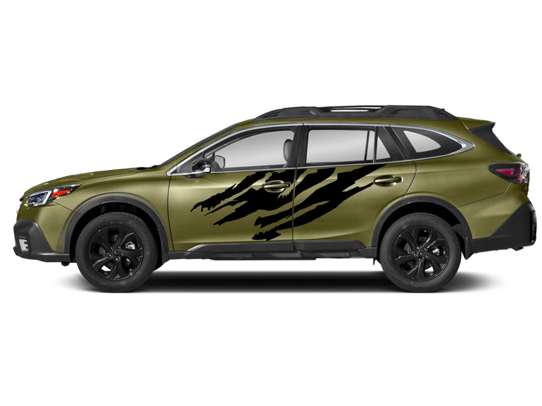 Side Doors Decal Vinyl Compatible With Subaru Outback Wrap Slash ...