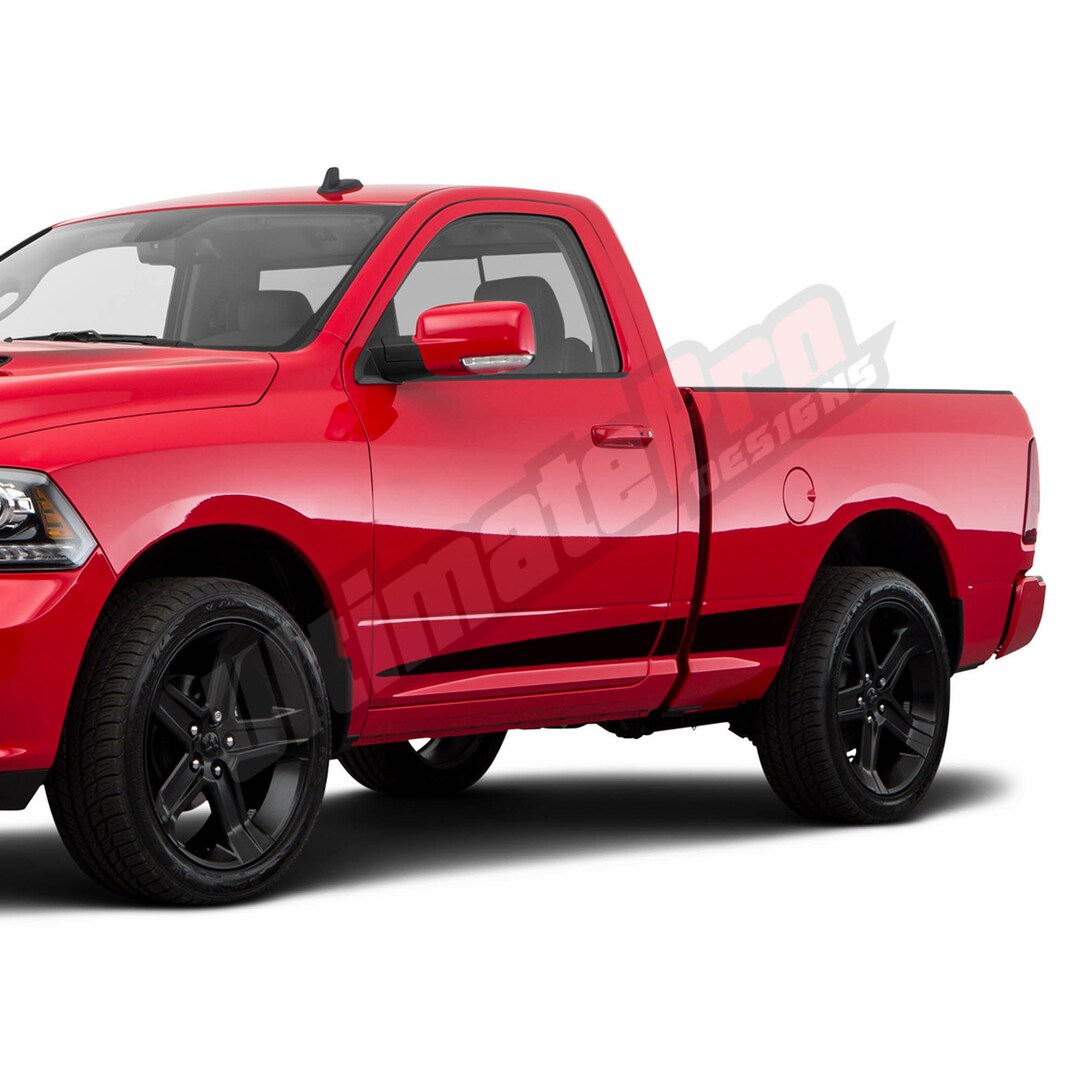 Side Doors Edge Sport Line Sticker Decal Compatible With Dodge Ram 1500 ...