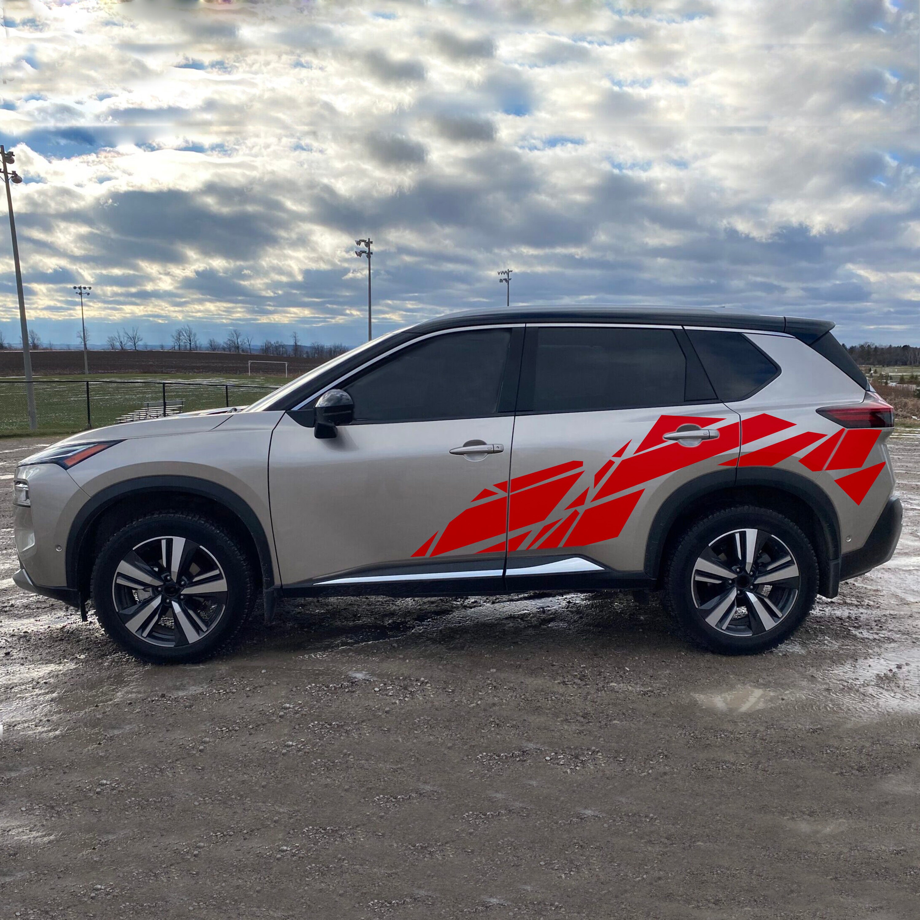 Pattern Decal Compatible With Nissan Rogue T33 SUV Door Wrap - Etsy