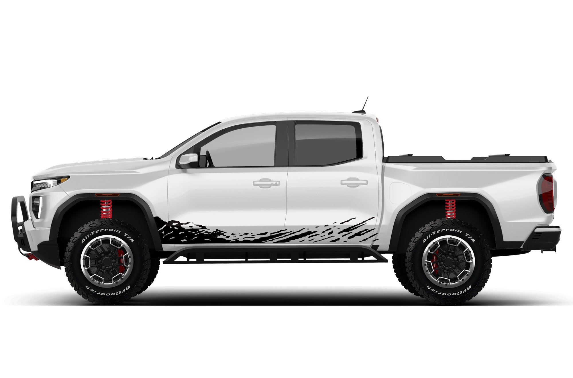 Lower Mud Splash Graphic Design Decal Sicker Vinyl Compatible With GMC ...