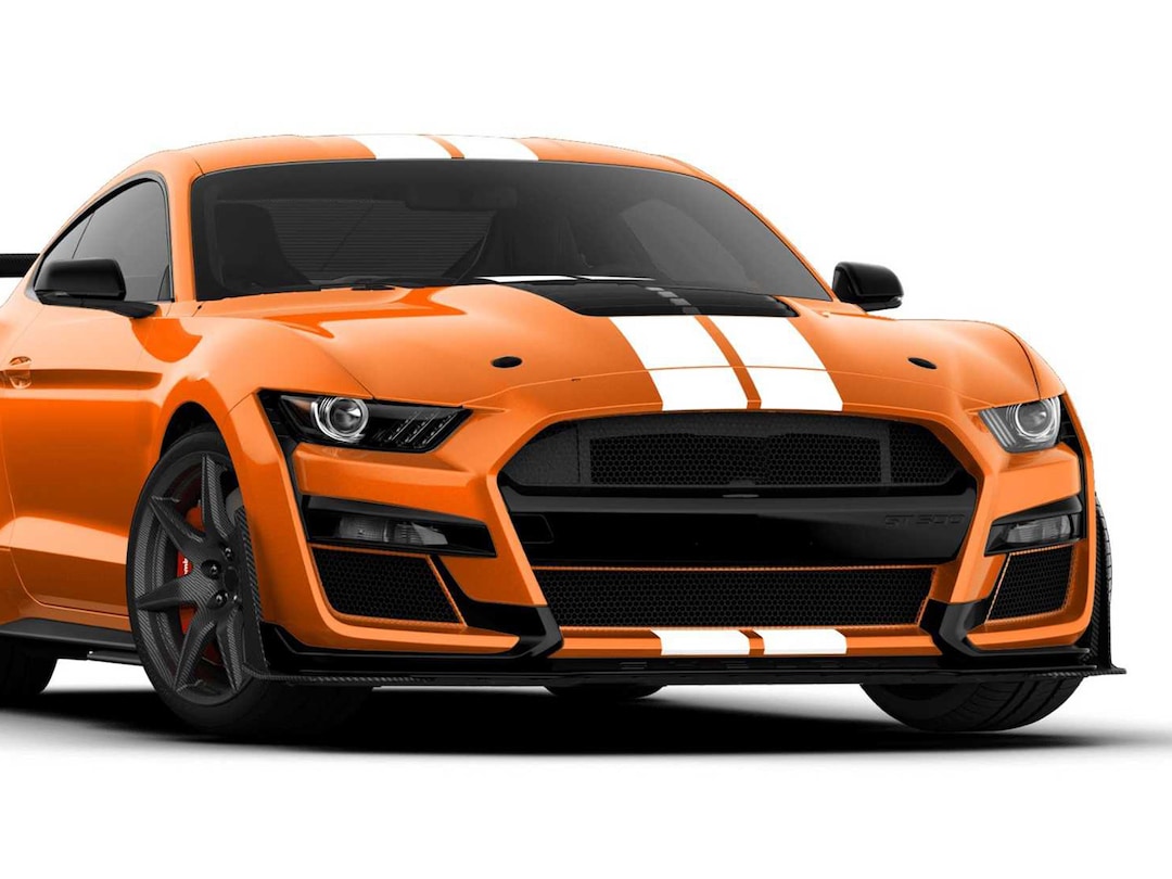 Stripes Decal Full Body Compatible With Ford Mustang Hood Wrap Decal ...