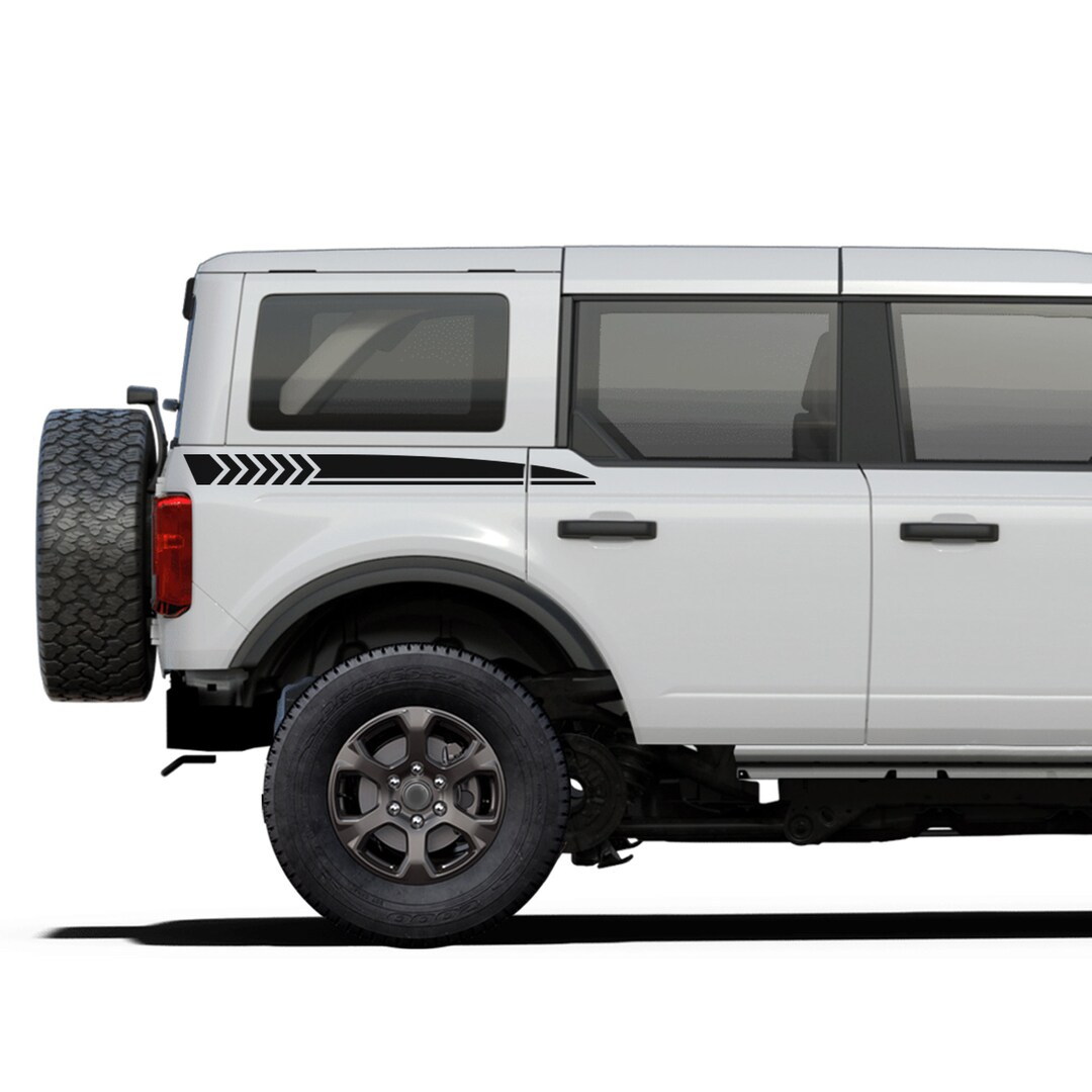 Set of Decal Compatible With Ford Bronco Sticker Vinyl Sport 2020 2021 ...