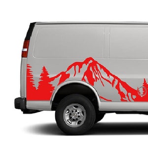 Mountains Graphics Stickers Decals Vinyl Compatible With Chevrolet ...
