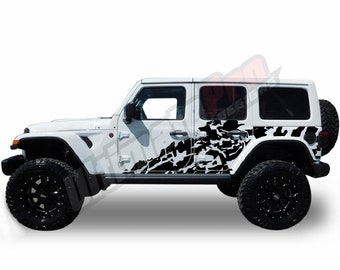 White jeep sticker store