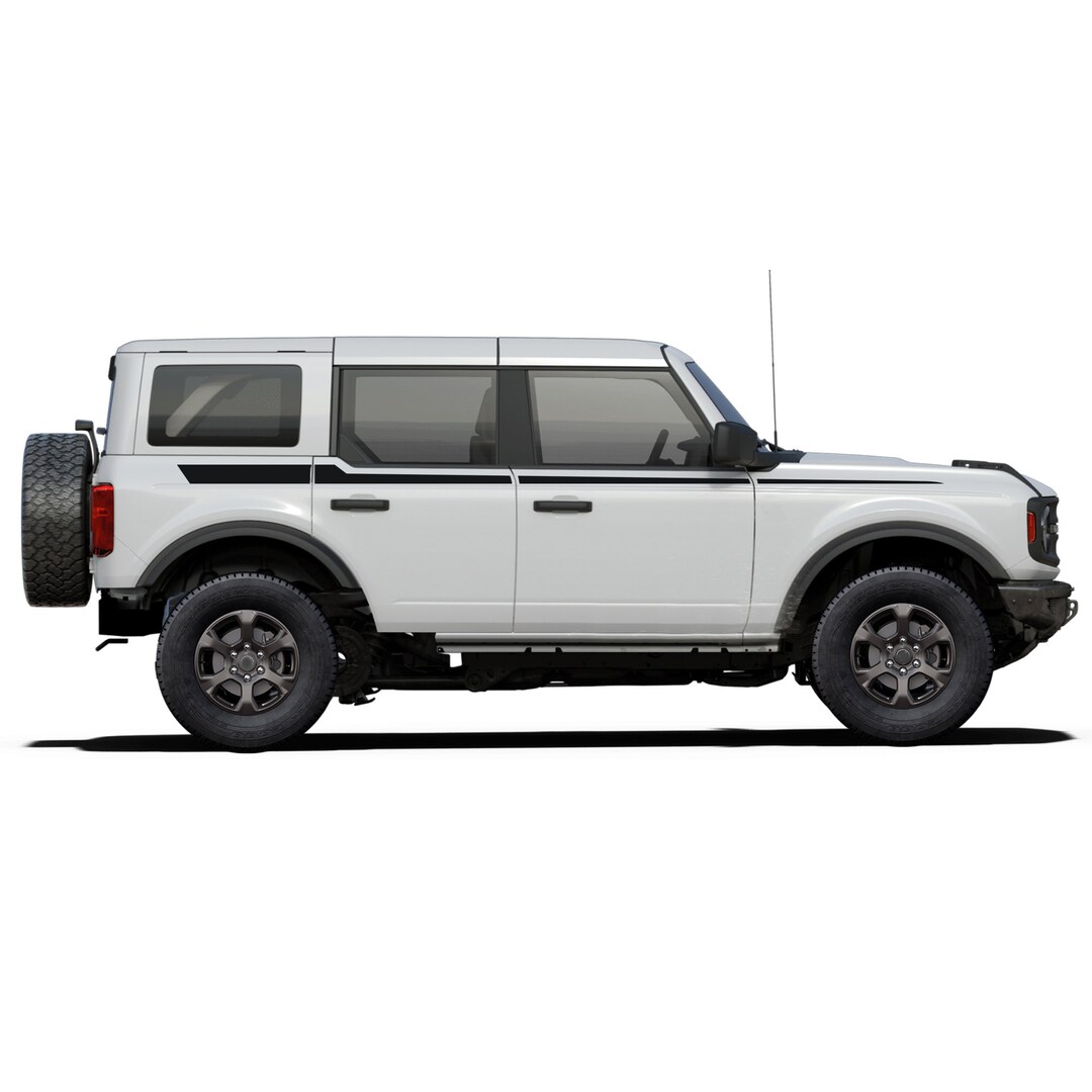 Door Line Edge Stripes Decal Sticker Sport Compatible With Ford Bronco ...