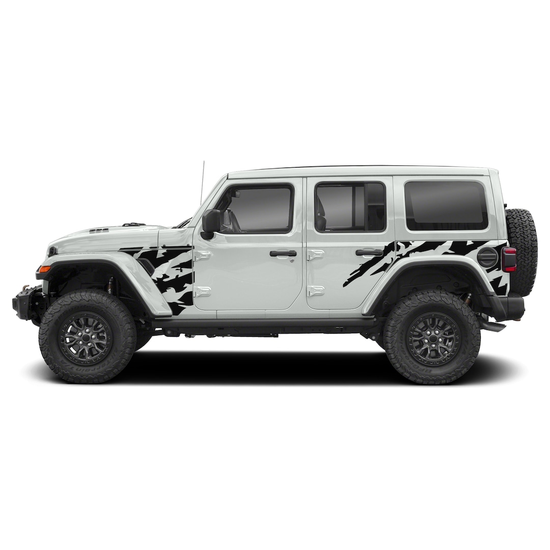 4x4 Splash Doors Sport Decal Compatible With Jeep Wrangler JL 2018 ...