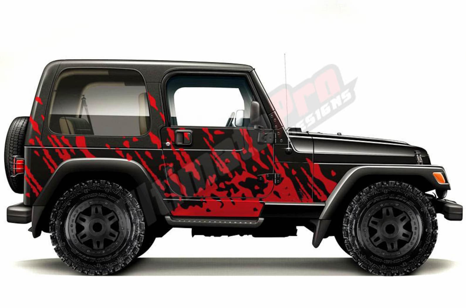 Mud Splash Sticker Sport Decal Compatible With Jeep Wrangler - Etsy