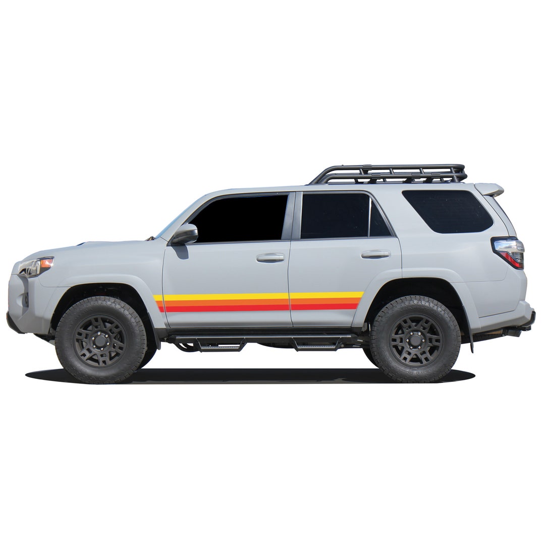 Side Door Color Stripes Decal Compatible With Toyota 4runner Sport 2016 ...