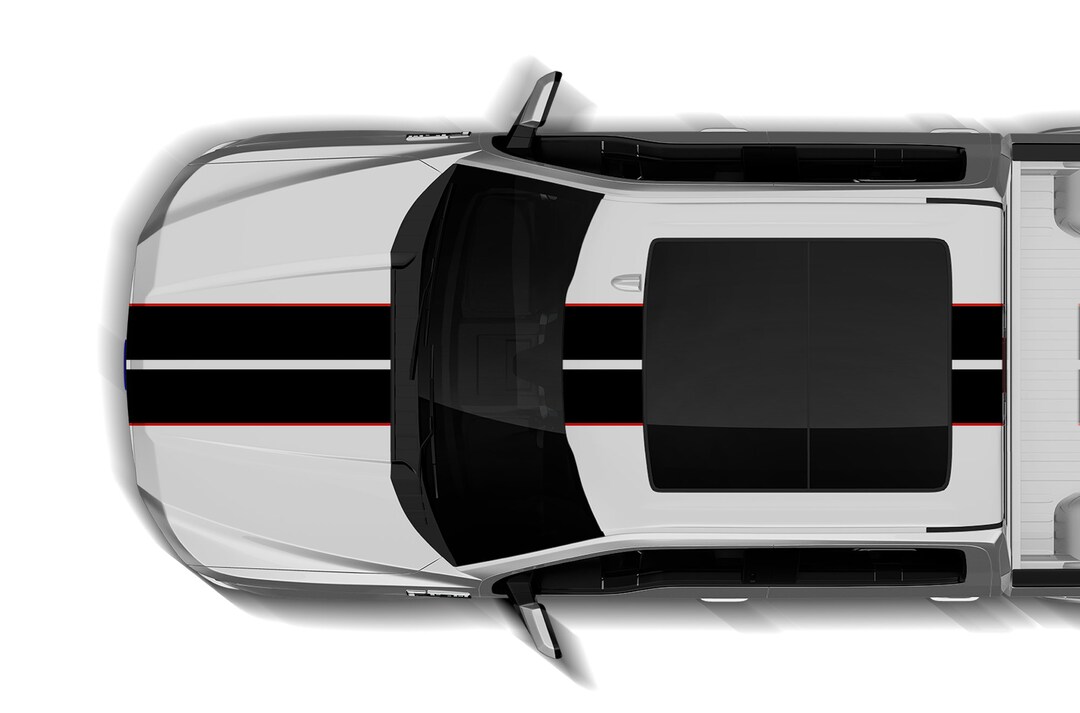 Full Body Stripes With Pinstripes Graphic Decal Sticker Compatible With ...