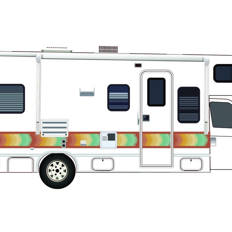 Camper Vinyl Decal - Etsy