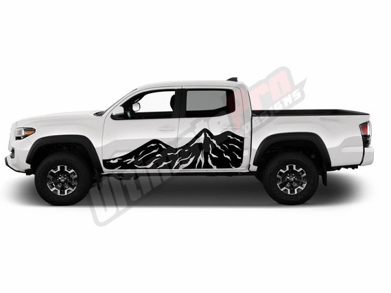 Set Of Sticker Sport Decal Vinyl Side Door Mountains Decal | Etsy