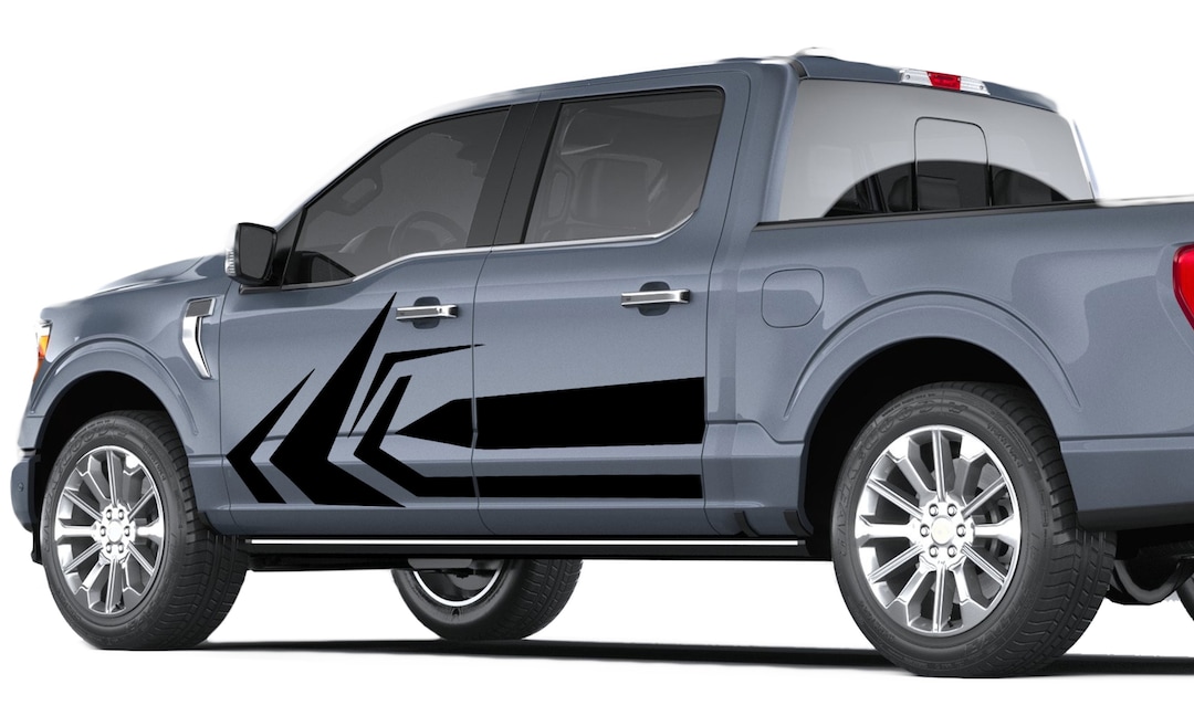 Sticker Decals Compatible With Ford F150 Super Crew Cab Mirror Sport ...