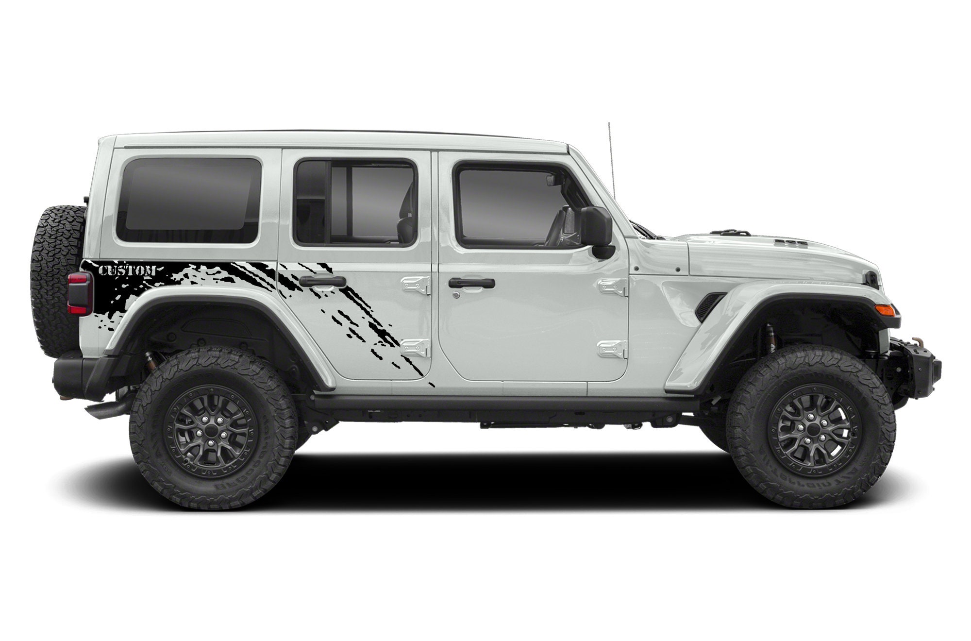 Custom Text Sticker Decal Compatible With Jeep Wrangler JL 2018 ...