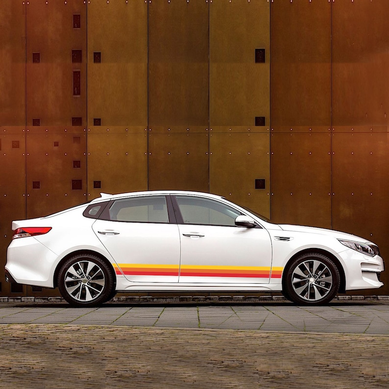 Side Door Color Stripes Decal Compatible With KIA Optima DL3 K5 2020 ...