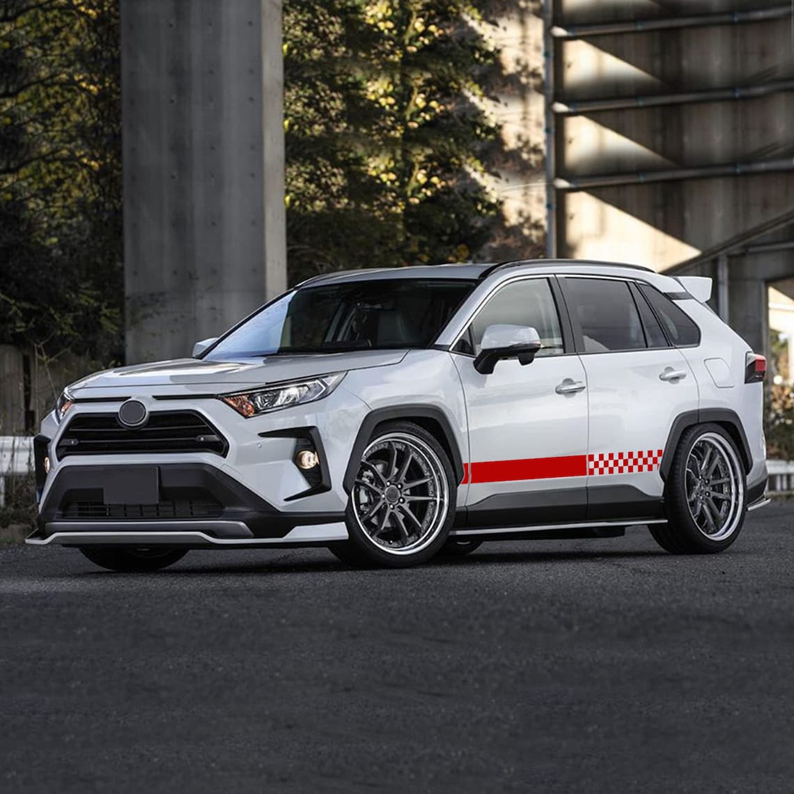 Finishing Sport Decal Vinyl Compatible With Toyota Rav4 2019 2020 SUV ...