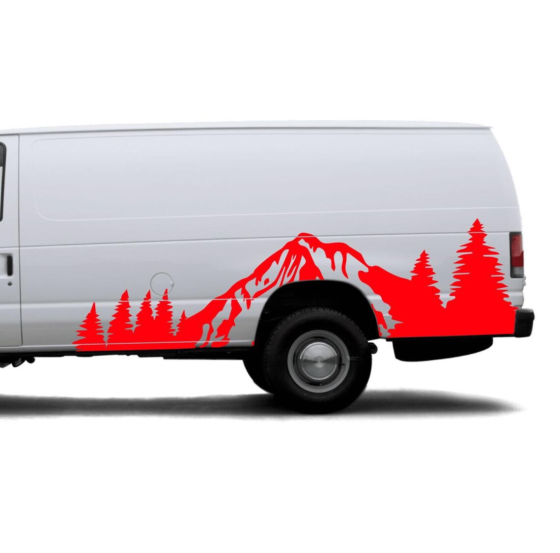 Mountains Trees Graphics Stickers Decals Vinyl Compatible With Ford ...