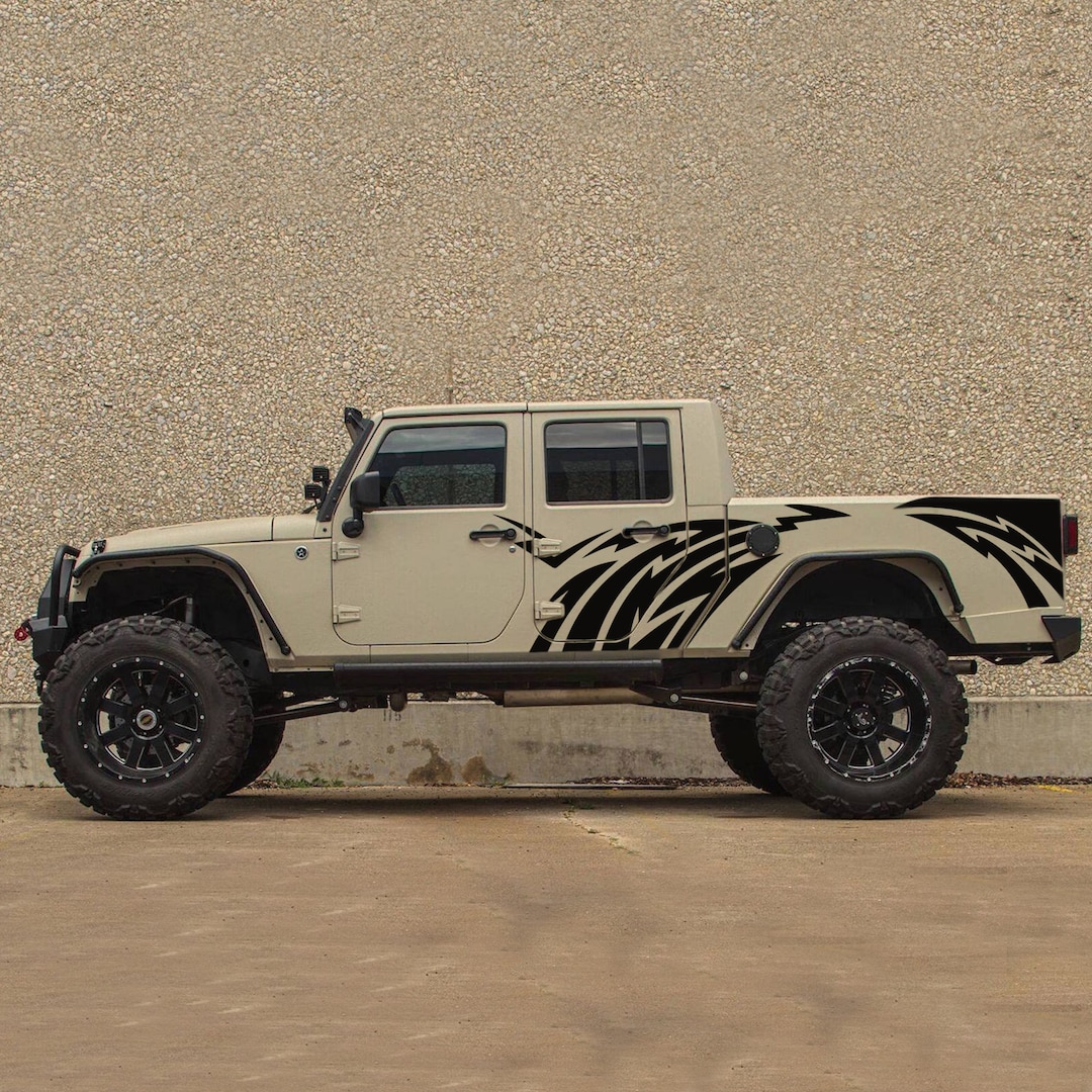 Full Set of Tribal Wrap Sticker Sport Decal Vinyl Compatible With Jeep ...