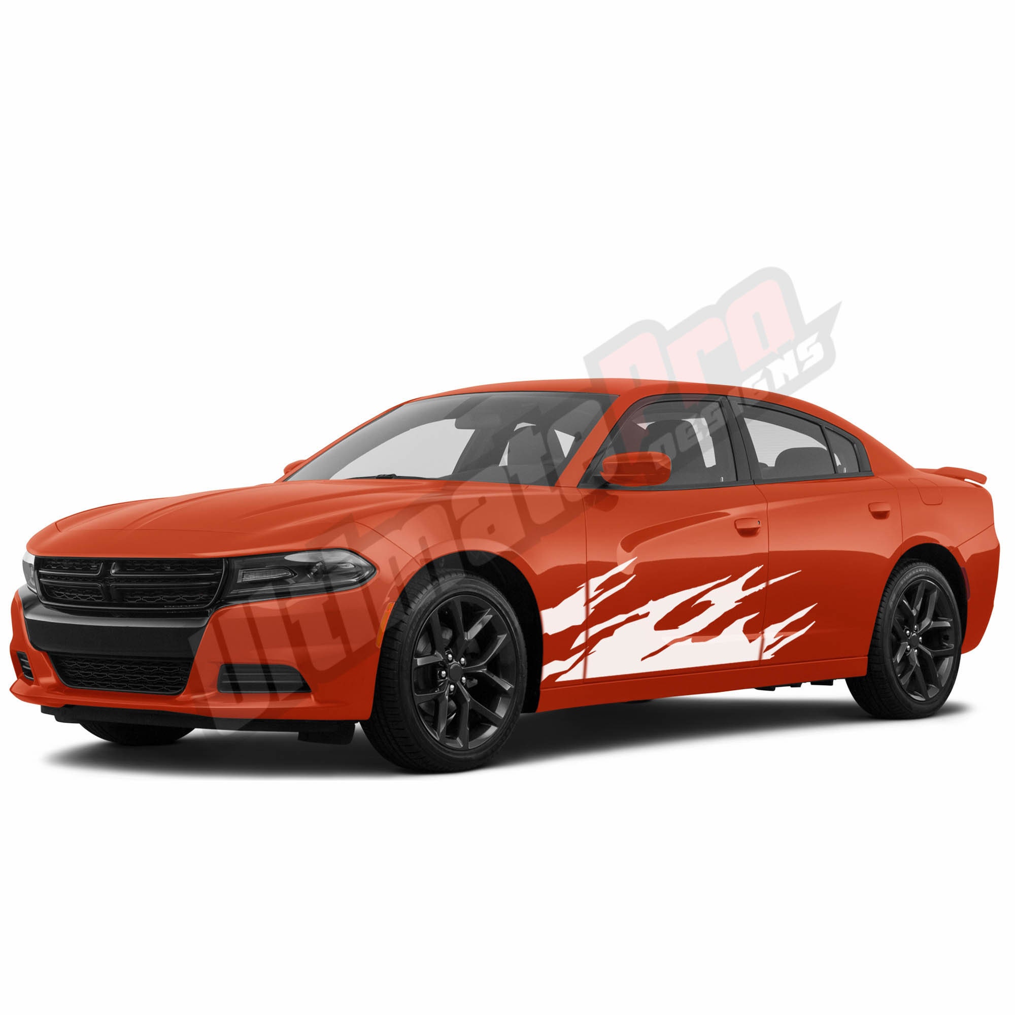Flames Decal Sticker Compatible With Dodge Charger Sport Tune Side ...