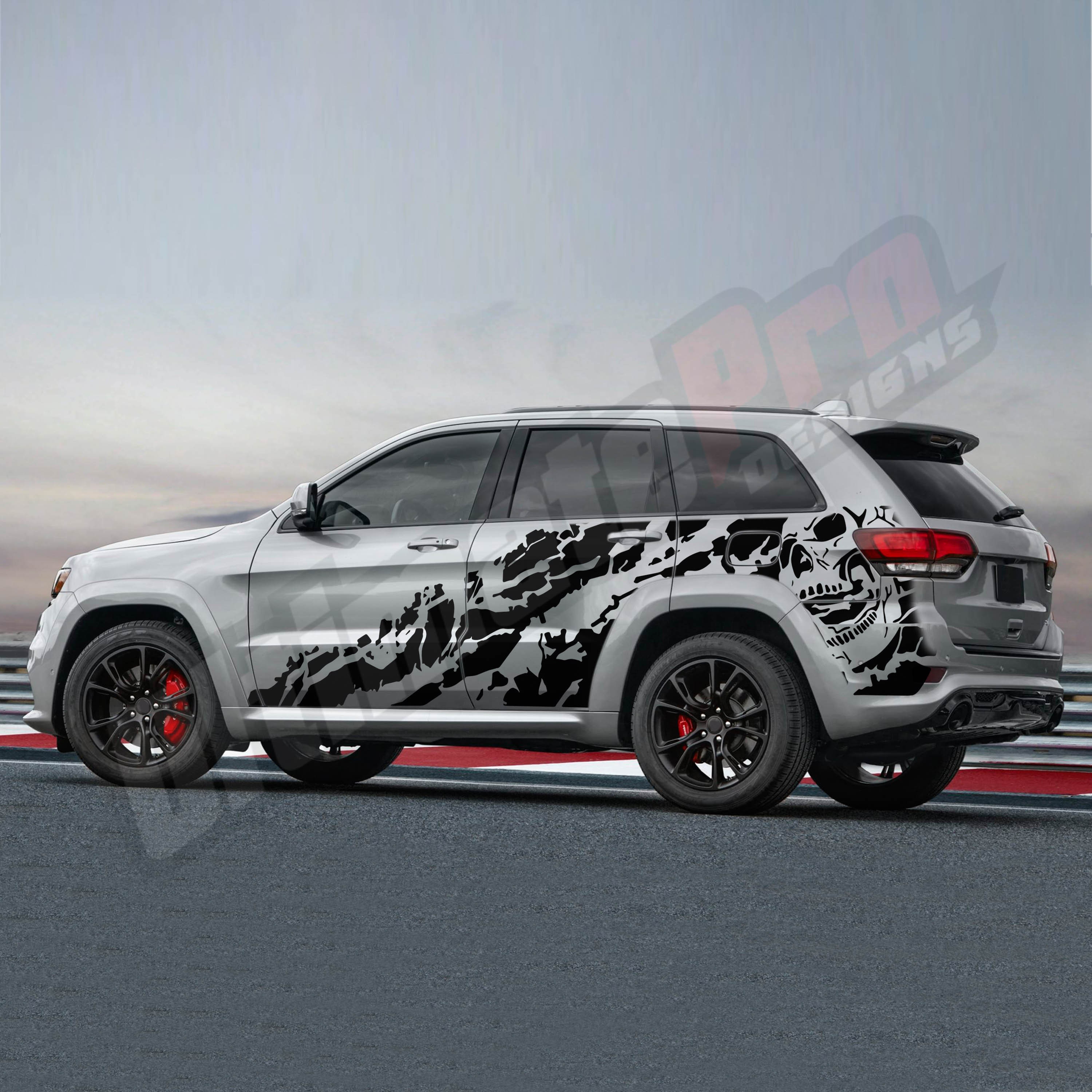Scull Decals Compatible With Jeep Grand Cherokee WK WK2 2015 | Etsy
