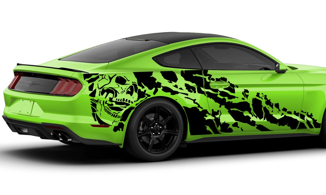 Nightmare Scull Graphic Design Decal Sticker Vinyl Compatible With Ford ...
