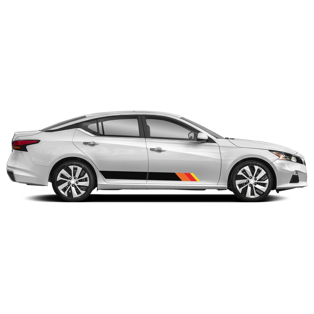 Set of Sport Stripes Decal Sticker Compatible With Nissan Altima SL L34 ...
