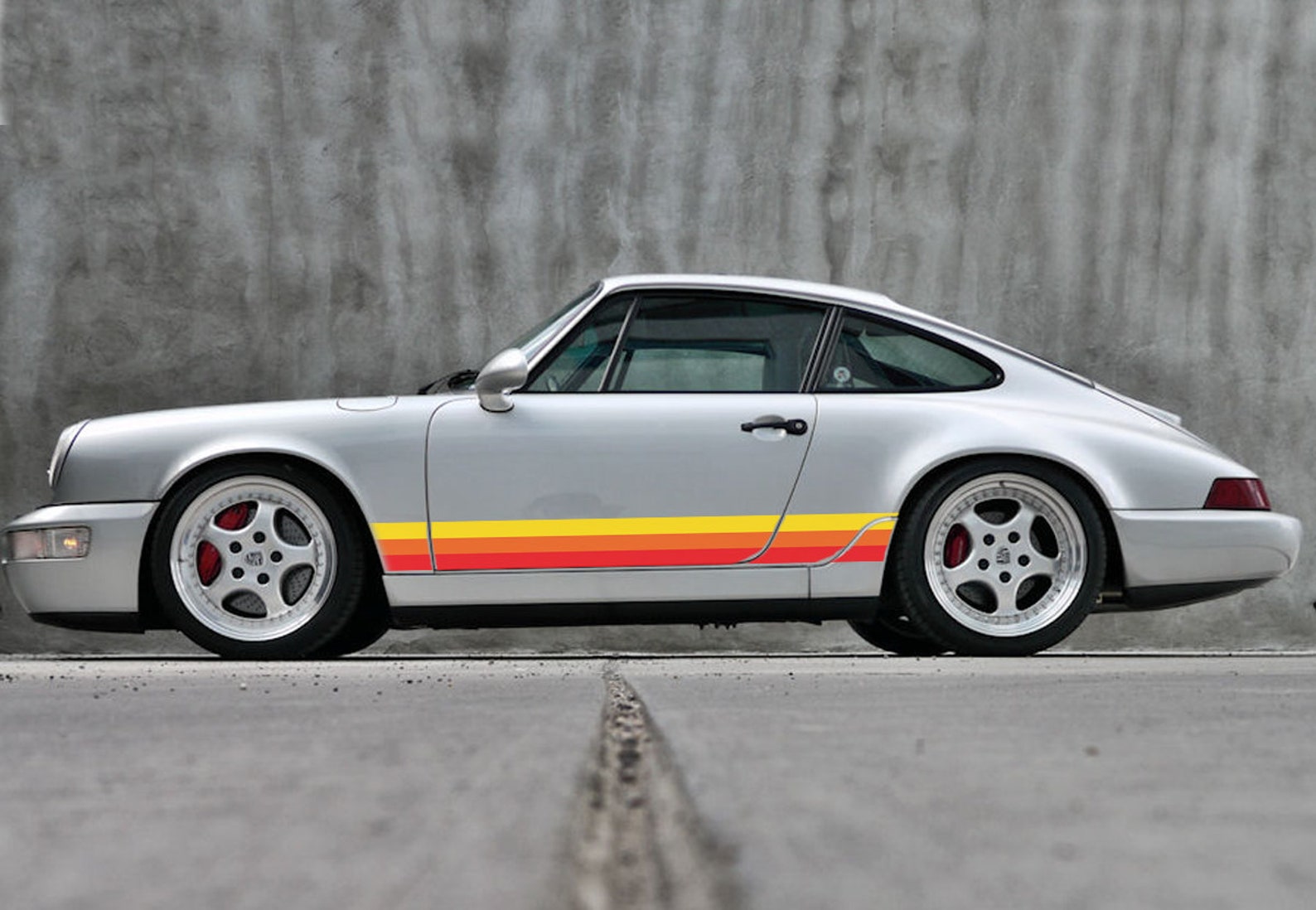 Side Door Color Stripes Decal Compatible With 1990 Porsche 964 - Etsy