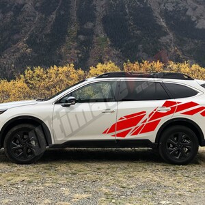 Set of Vinyl Wrap Compatible With Subaru Outback 2015 - 2020 Full Body ...