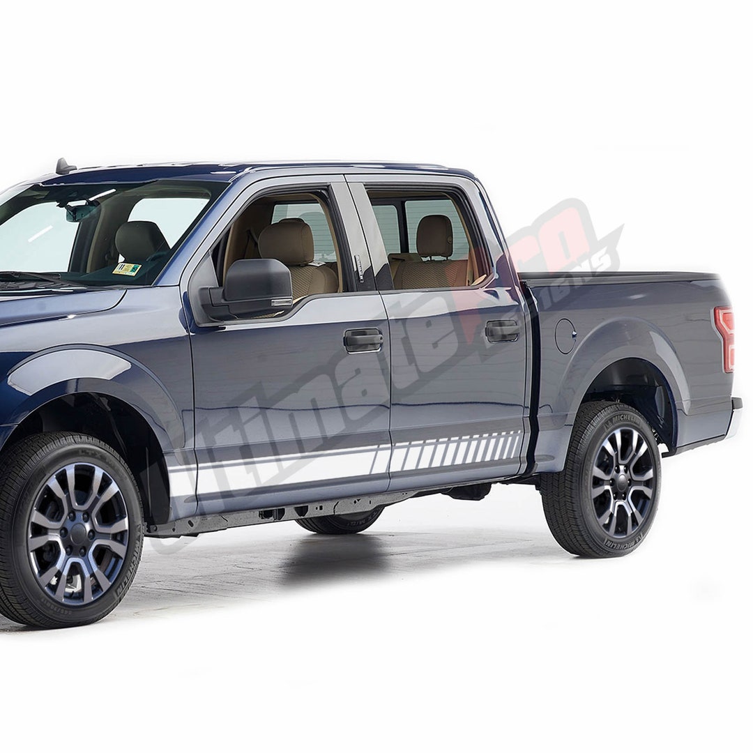 Sport Decal Racing Sticker Stripes Compatible With Ford F150 Super Crew ...