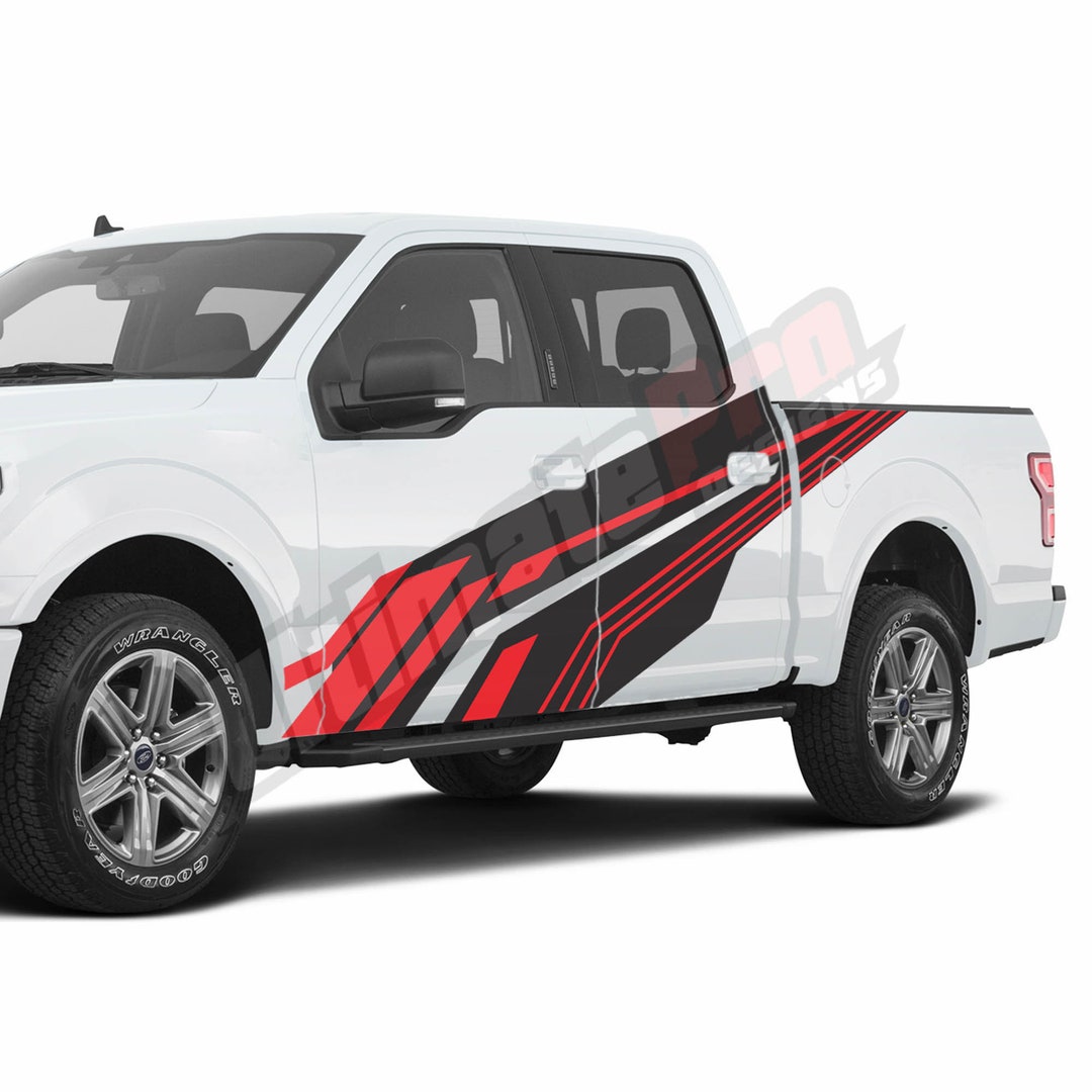 Sticker Compatible With Ford F150 Super Crew Cab 2009 - Present Side ...