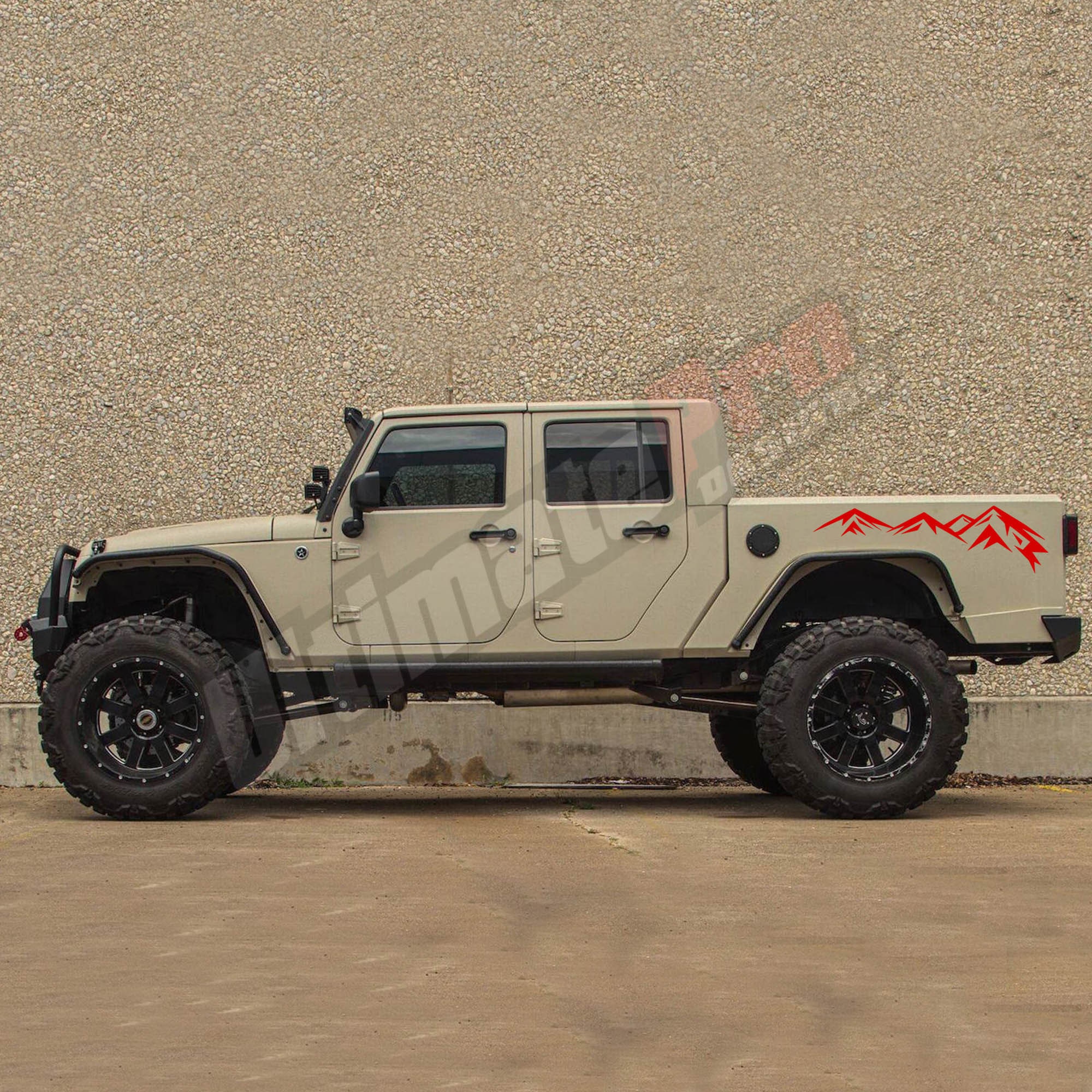 Sticker Vinyl Decal Compatible With Jeep Gladiator JT 2019 - Etsy
