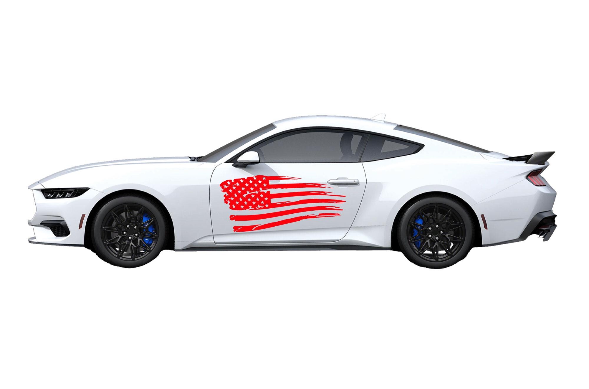 Side Doors Vinyl Decal Sticker Compatible With Ford Mustang Sport 2015 ...