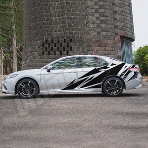 2x Pattern Decal Compatible With Toyota Camry LE Door Wrap Decal ...